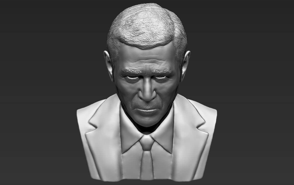 President George W Bush - 3D Model by PrintedReality