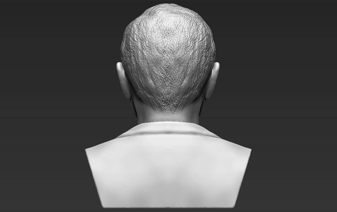 President George W Bush Bust (Full Color) - 3D Model by PrintedReality