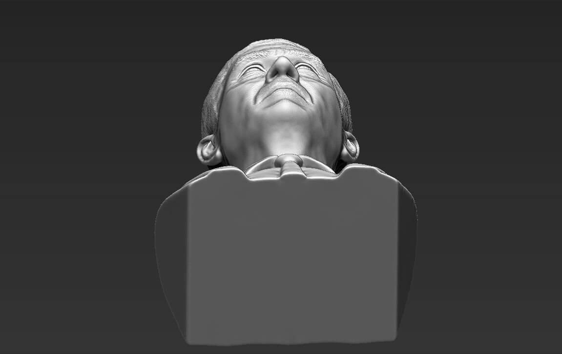 President George W Bush Bust (Full Color) - 3D Model by PrintedReality