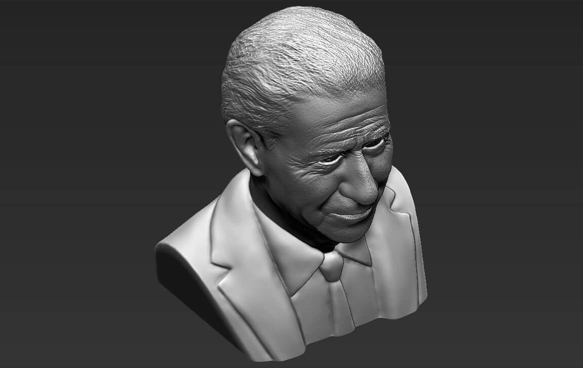 Prince Charles Bust - 3D Model by PrintedReality