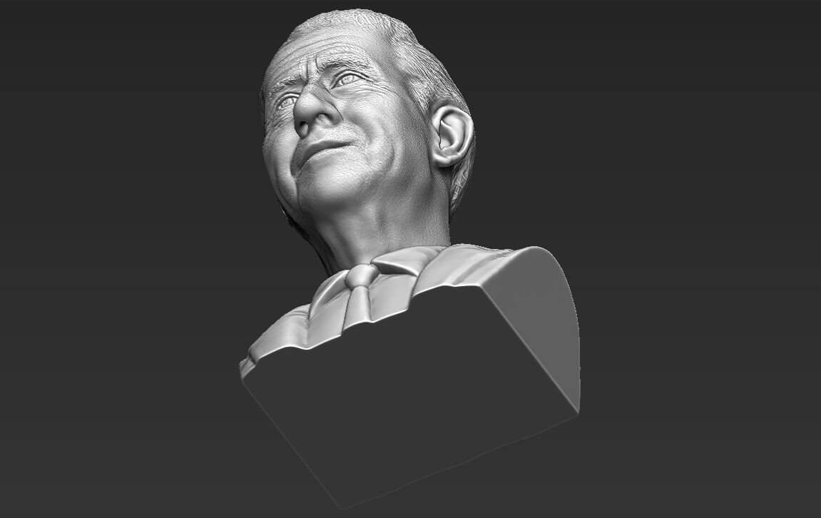 Prince Charles Bust - 3D Model by PrintedReality