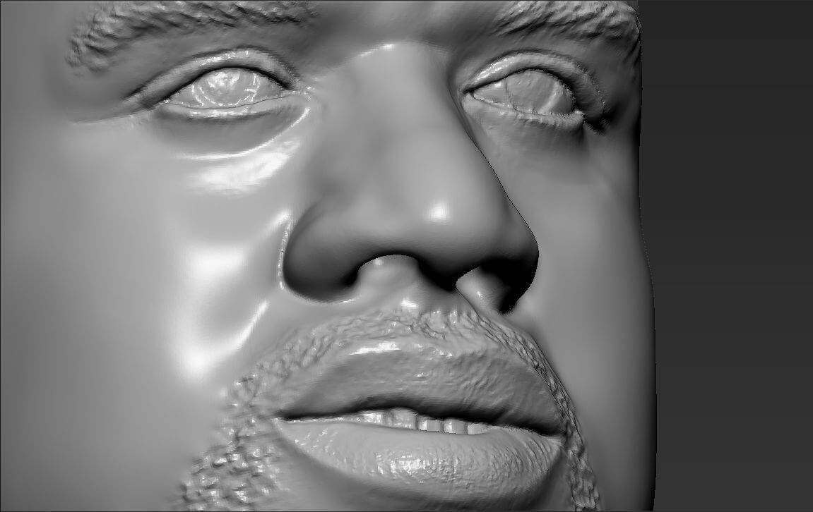 Shaq O'Neal - 3D Model by PrintedReality