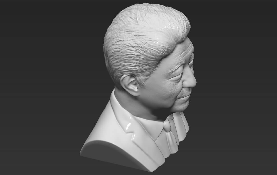 Shinzo Abe Bust - 3D Model by PrintedReality
