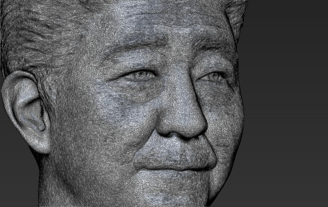 Shinzo Abe Bust - 3D Model by PrintedReality