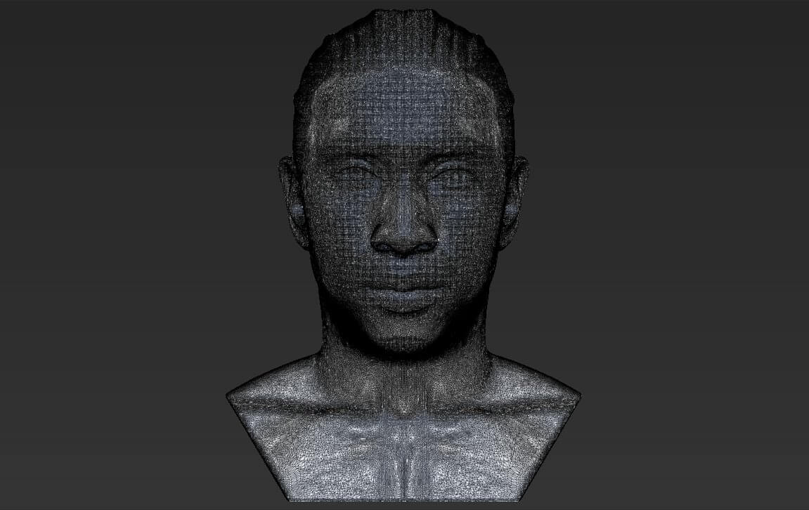 Tyga Bust - 3D Model by PrintedReality