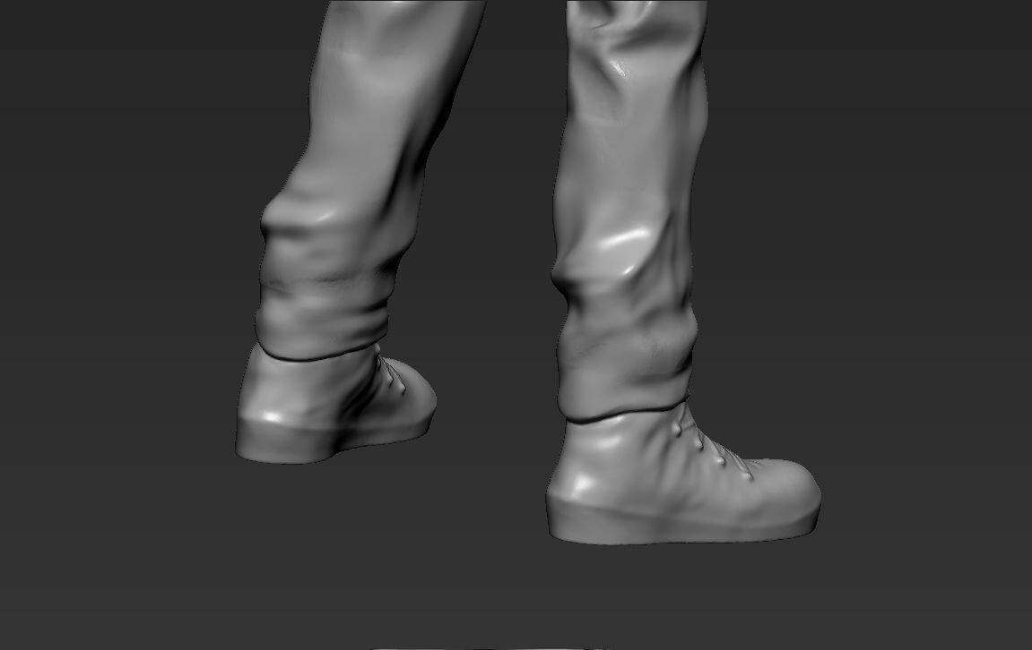 Brad Pitt as Tyler Durden from Fight Club - 3D Model by PrintedReality