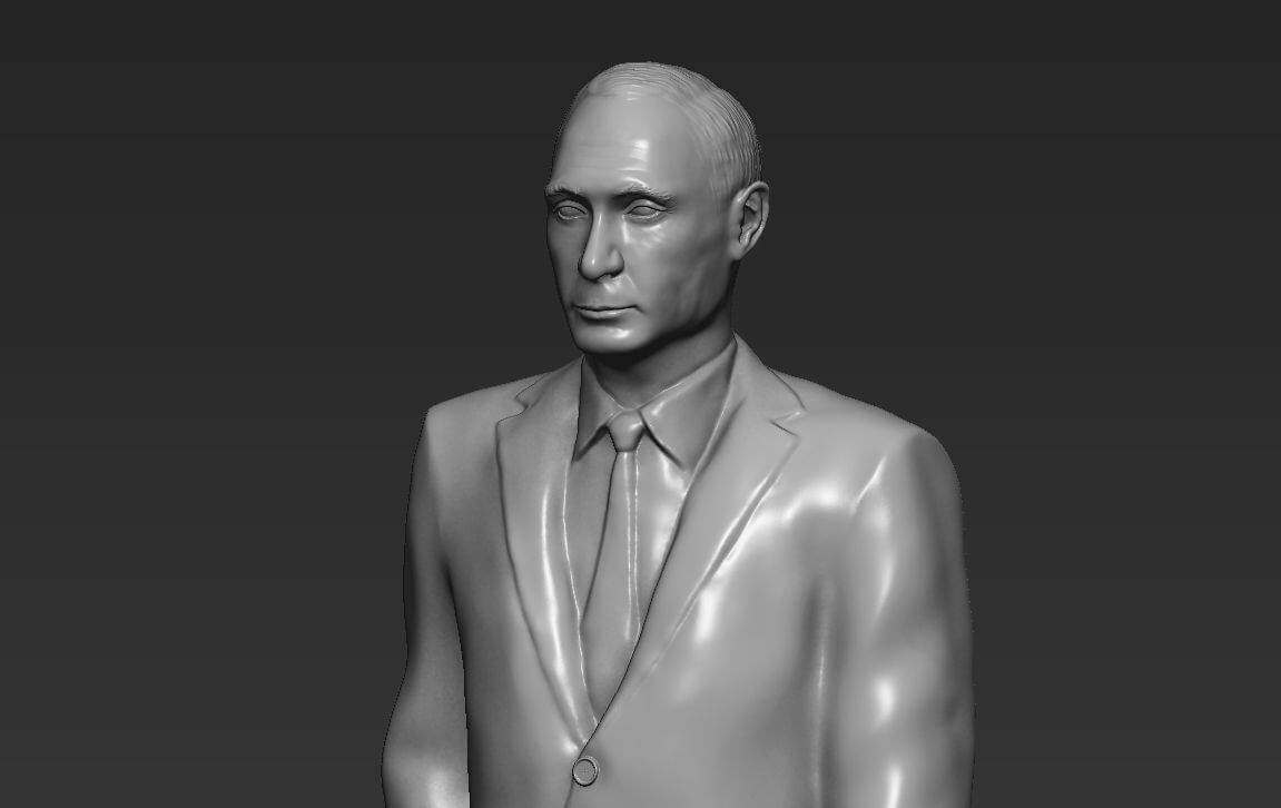 Vladimir Putin - 3D Model by PrintedReality