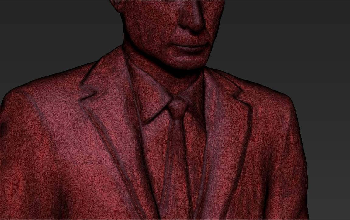 Vladimir Putin (Full Color) - 3D Model by PrintedReality