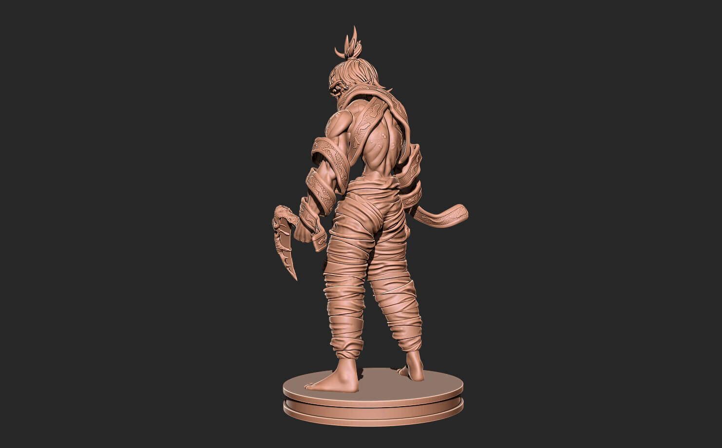 Demon Slayer - Gyutaro Upper Rank 6 3D Print Model by Printhub