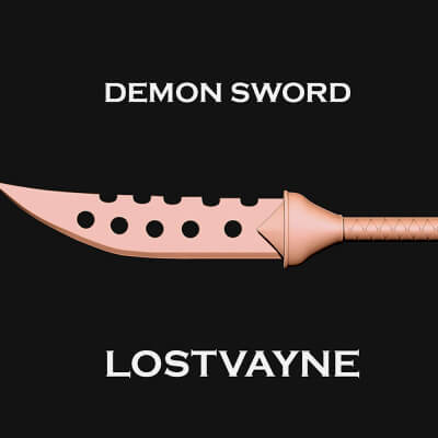 Demon Sword Lostvayne - Seven Deadly Sins 3D Print Model by Printhub