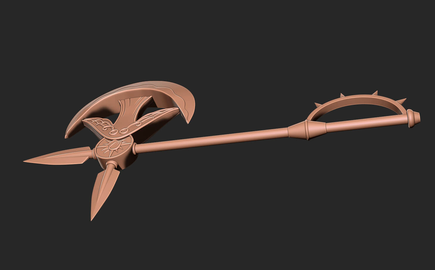 Escanor Rhitta axe - Seven Deadly Sins 3D Print Model by Printhub