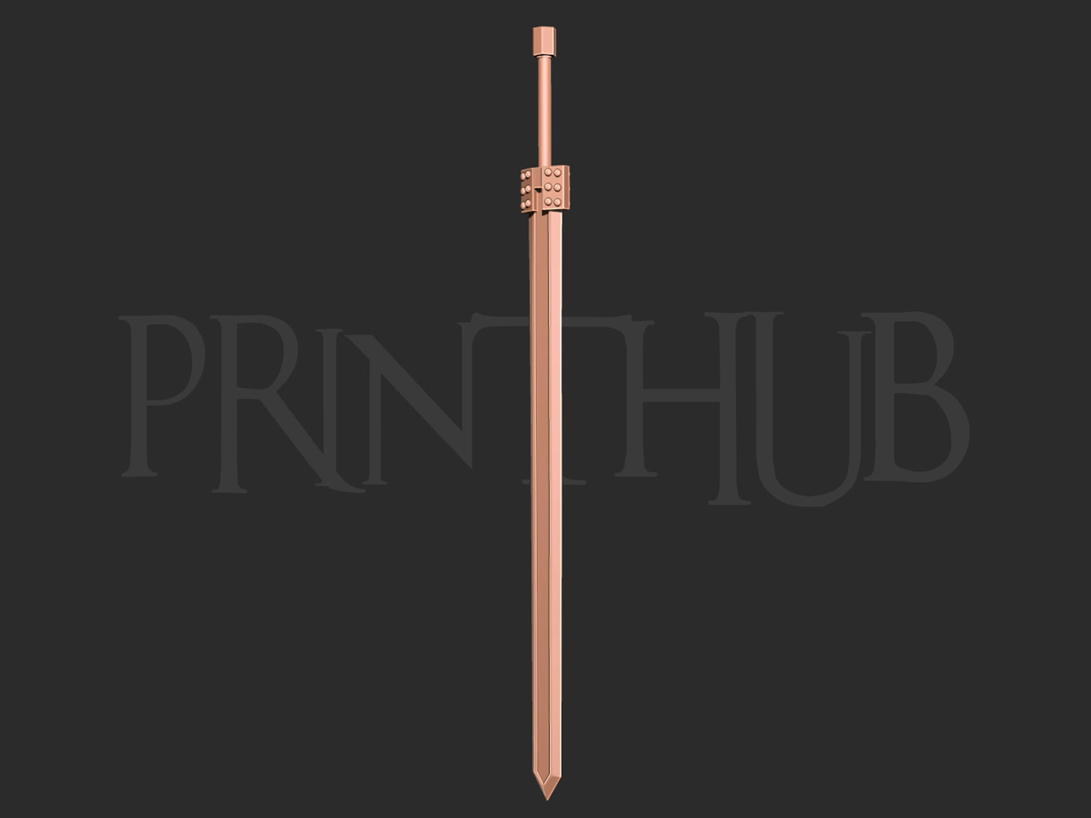 Guts Raider Sword Cosplay from Berserk - 3D Model by Printhub