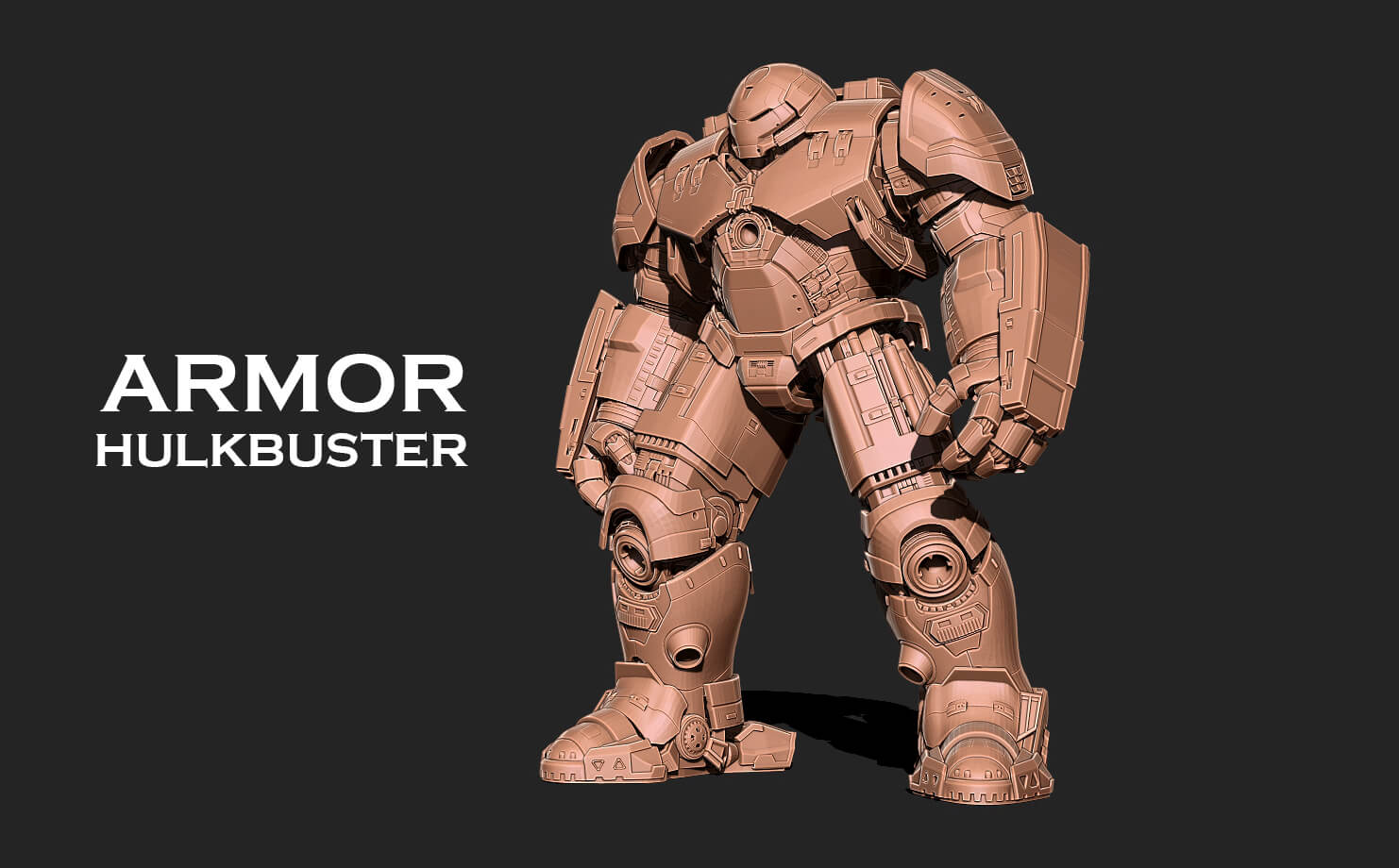 Iron Man - Hulkbuster Armor 3D Model by Printhub