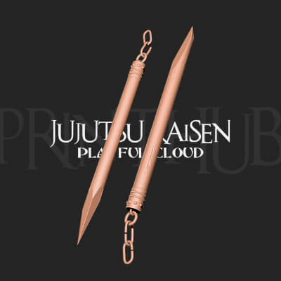 Jujutsu Kaisen - Sharpened Playful Cloud for Cosplay 3D Model by Printhub