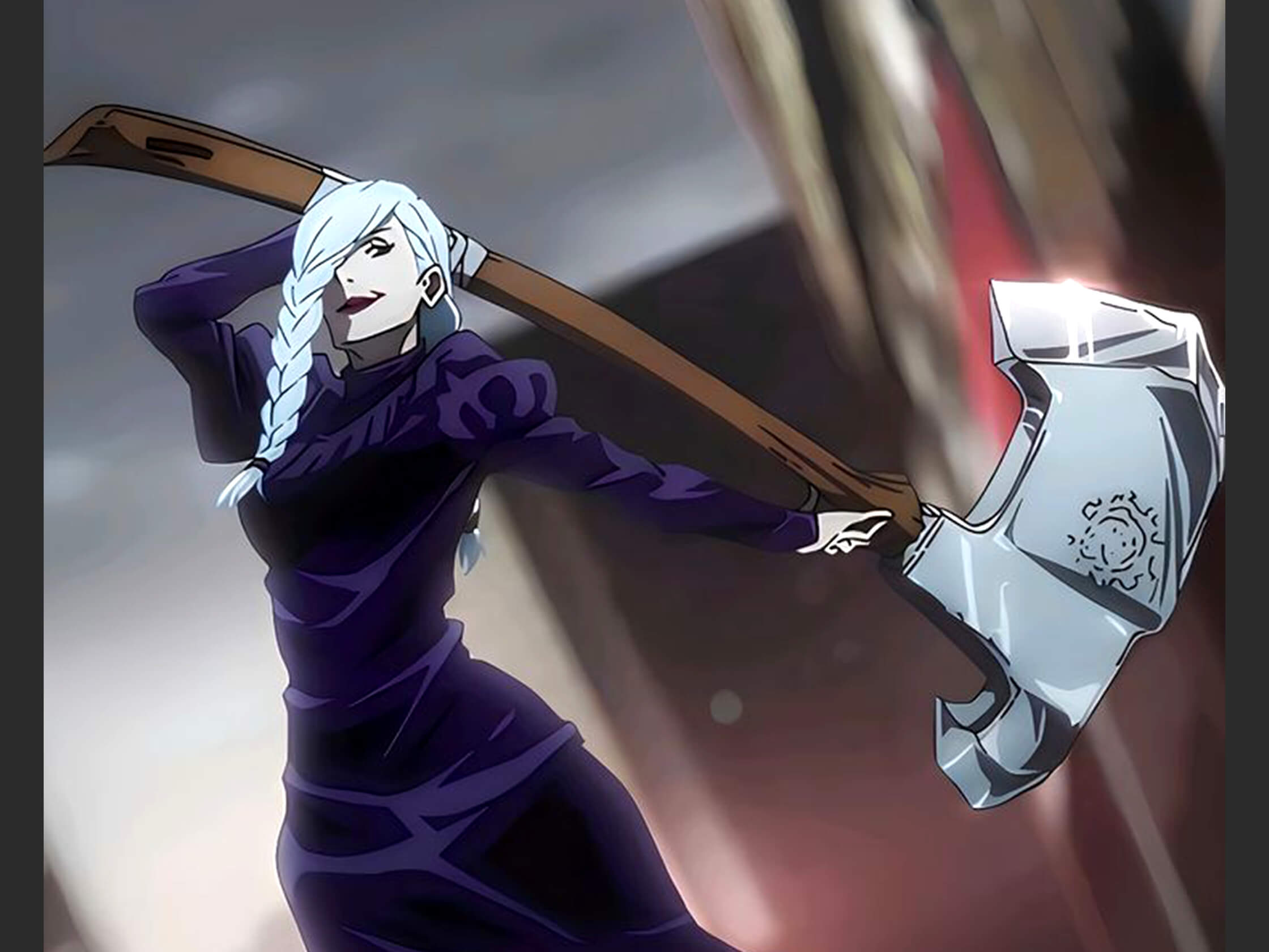 Mei Mei Battle Axe Jujutsu Kaisen for Cosplay Prop - 3D Model by Printhub