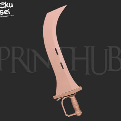 Mushoku Tensei Jobless Eris Boreas Greyrat Sword Cosplay - 3D Model by ...