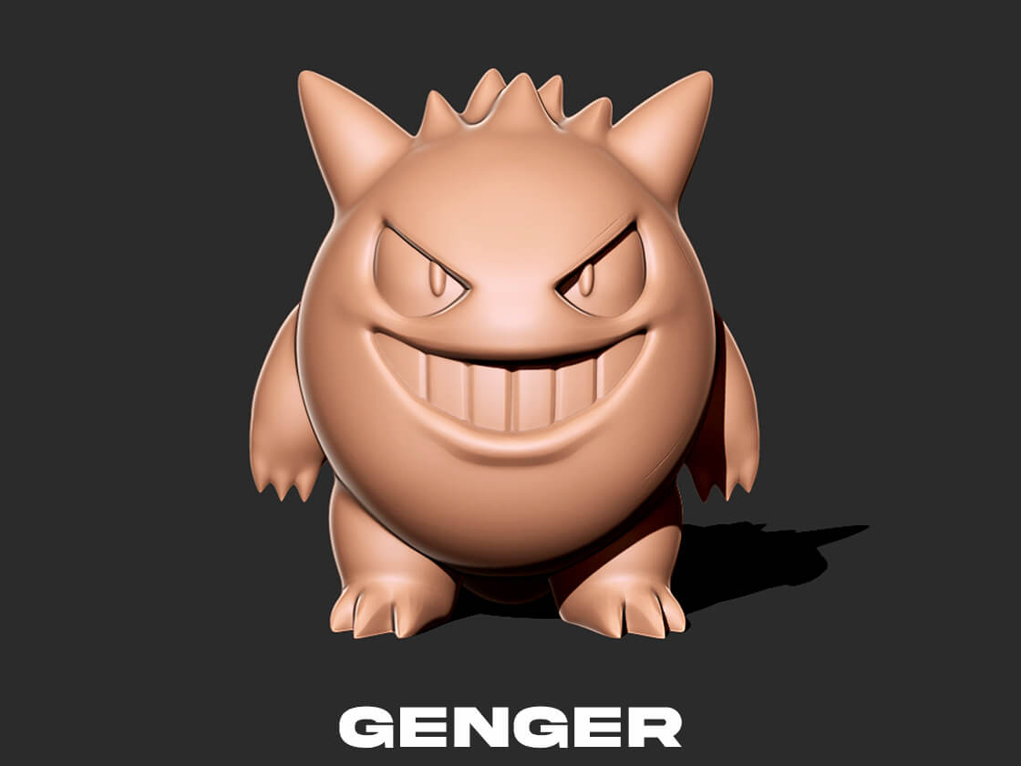 Pokemon - Gengar 3D Print by Printhub
