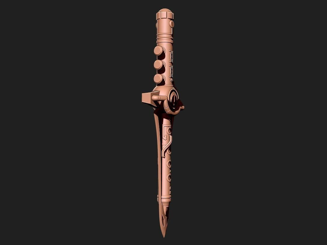 Power Rangers - Dragon Dagger 3D Print Model by Printhub