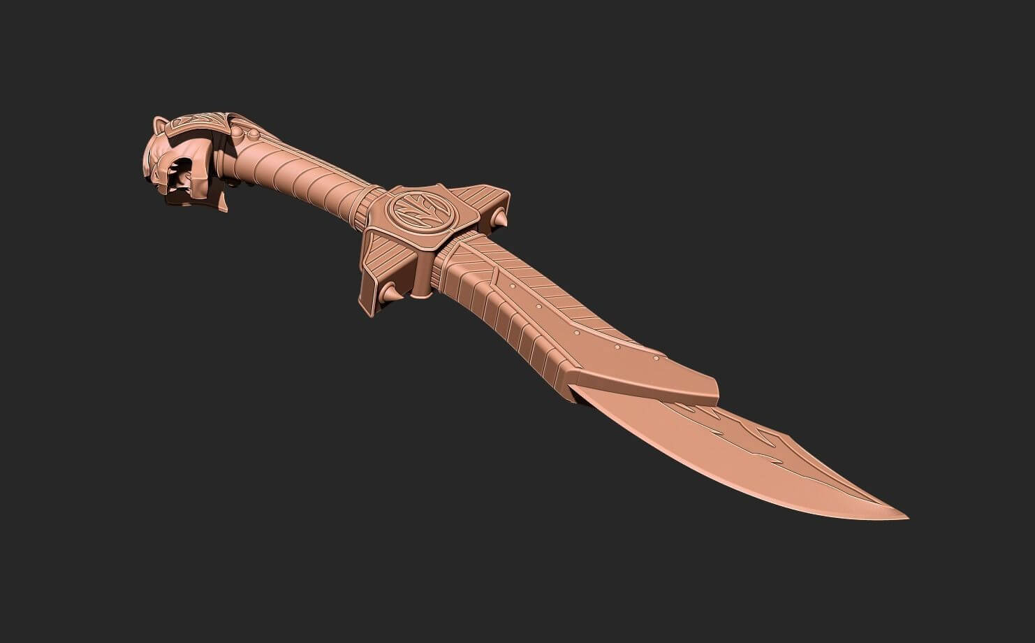 Power Rangers Saba Sword 3D Print Model by Printhub