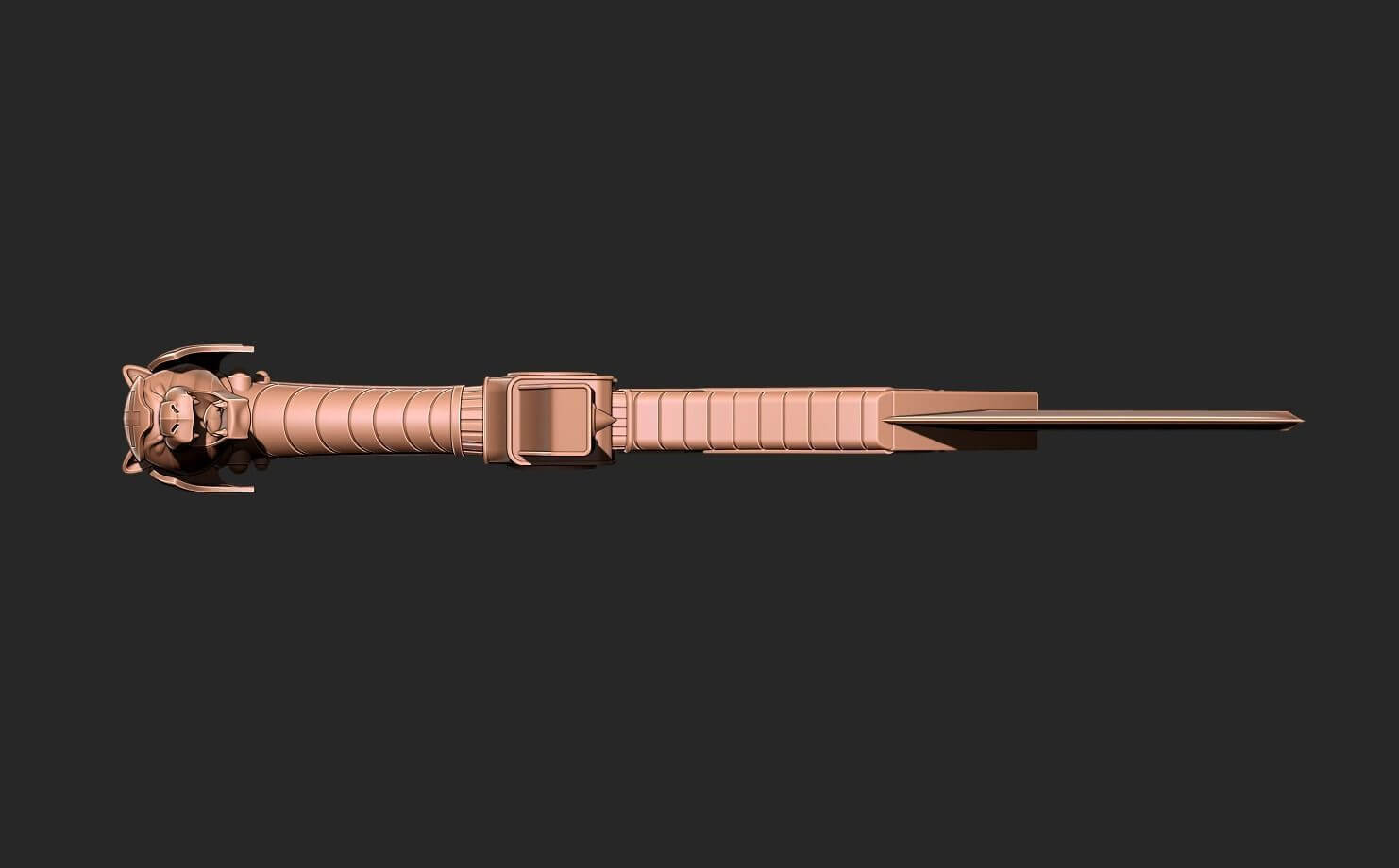 Power Rangers Saba Sword 3D Print Model by Printhub