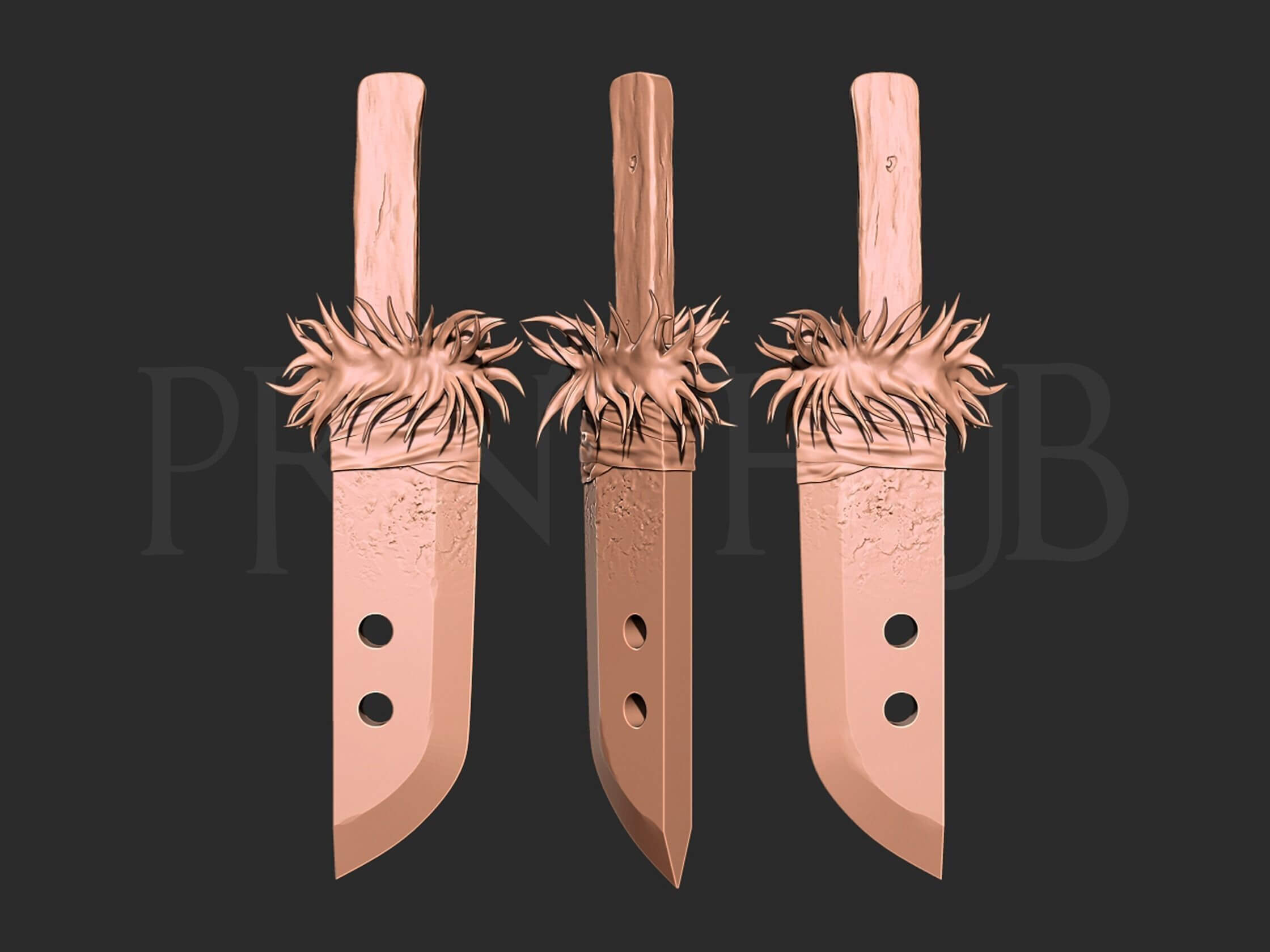 Slaughter Demon Blade - Maki Zenin JJK for Cosplay 3D Model by Printhub