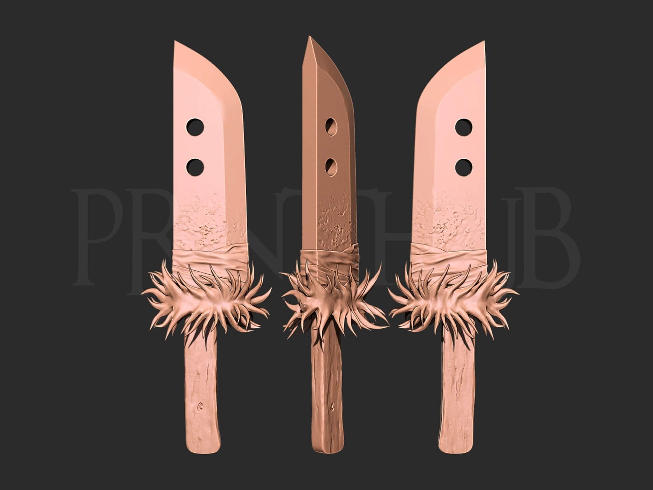 Slaughter Demon Blade - Maki Zenin JJK for Cosplay 3D Model by Printhub