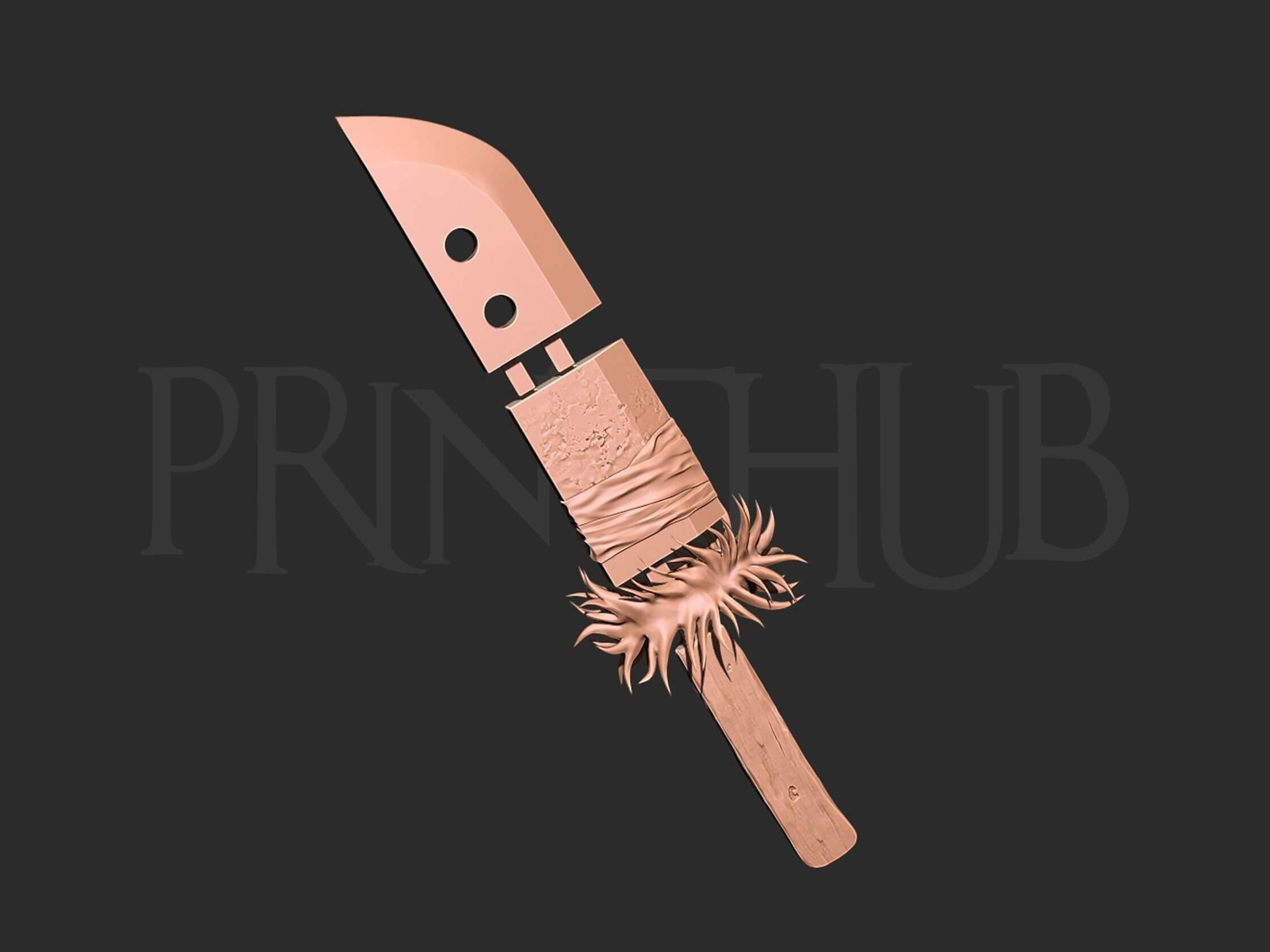 Slaughter Demon Blade - Maki Zenin JJK for Cosplay 3D Model by Printhub