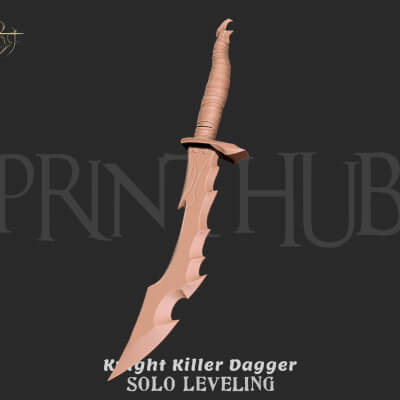 Solo Leveling - Knight Killer Dagger Cosplay 3D Model by Printhub