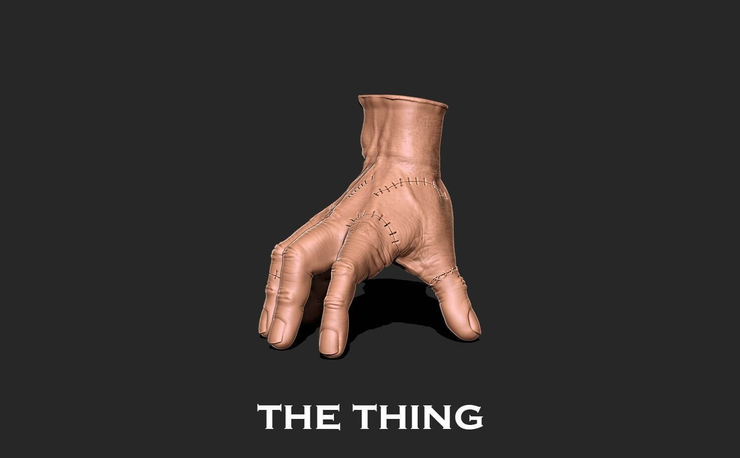 Thing - Wednesday Series 3D Print Model by Printhub
