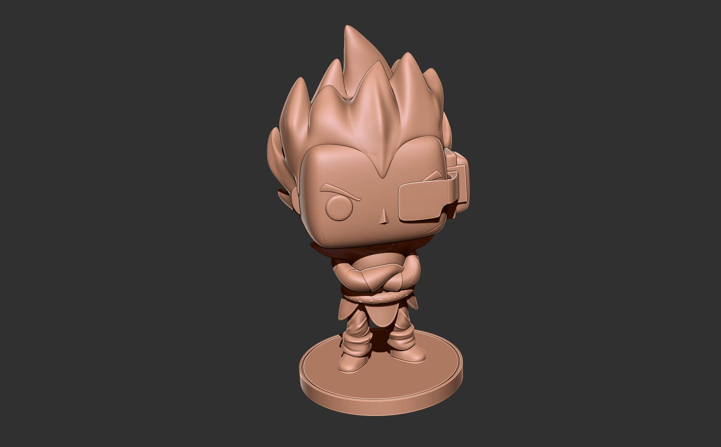 Vegeta Funko Character - Free 3D Model by Printhub