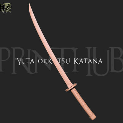 Yuta Okkotsu Katana - Jujutsu Kaisen 3D Print Model by Printhub