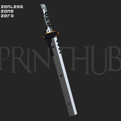 Zenless Zone Zero Soldier 11 Sword for Cosplay - 3D Model by Printhub