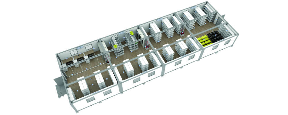 Modular Warehouse - 3D Model by Proan2023