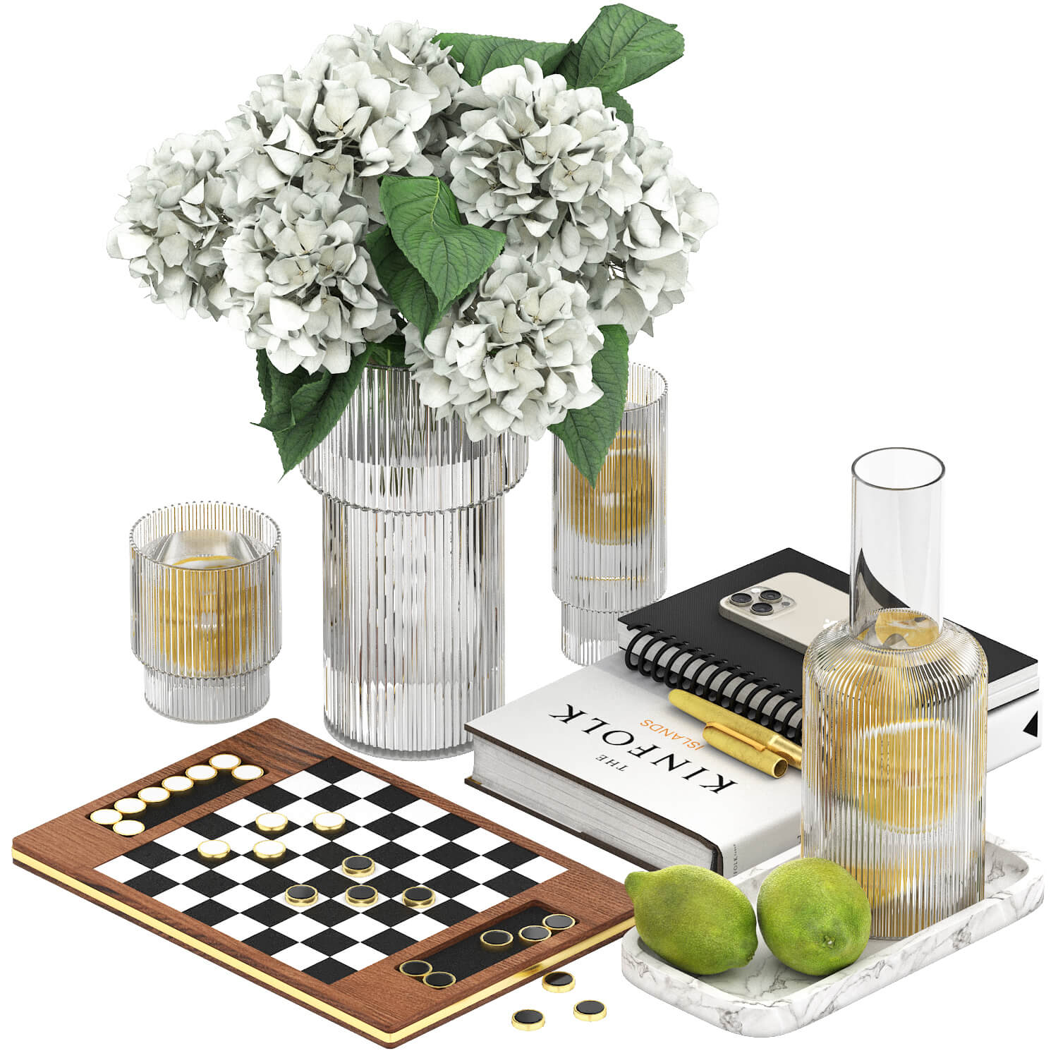 Decorative Set 03 - 3D Model by Proart1studio