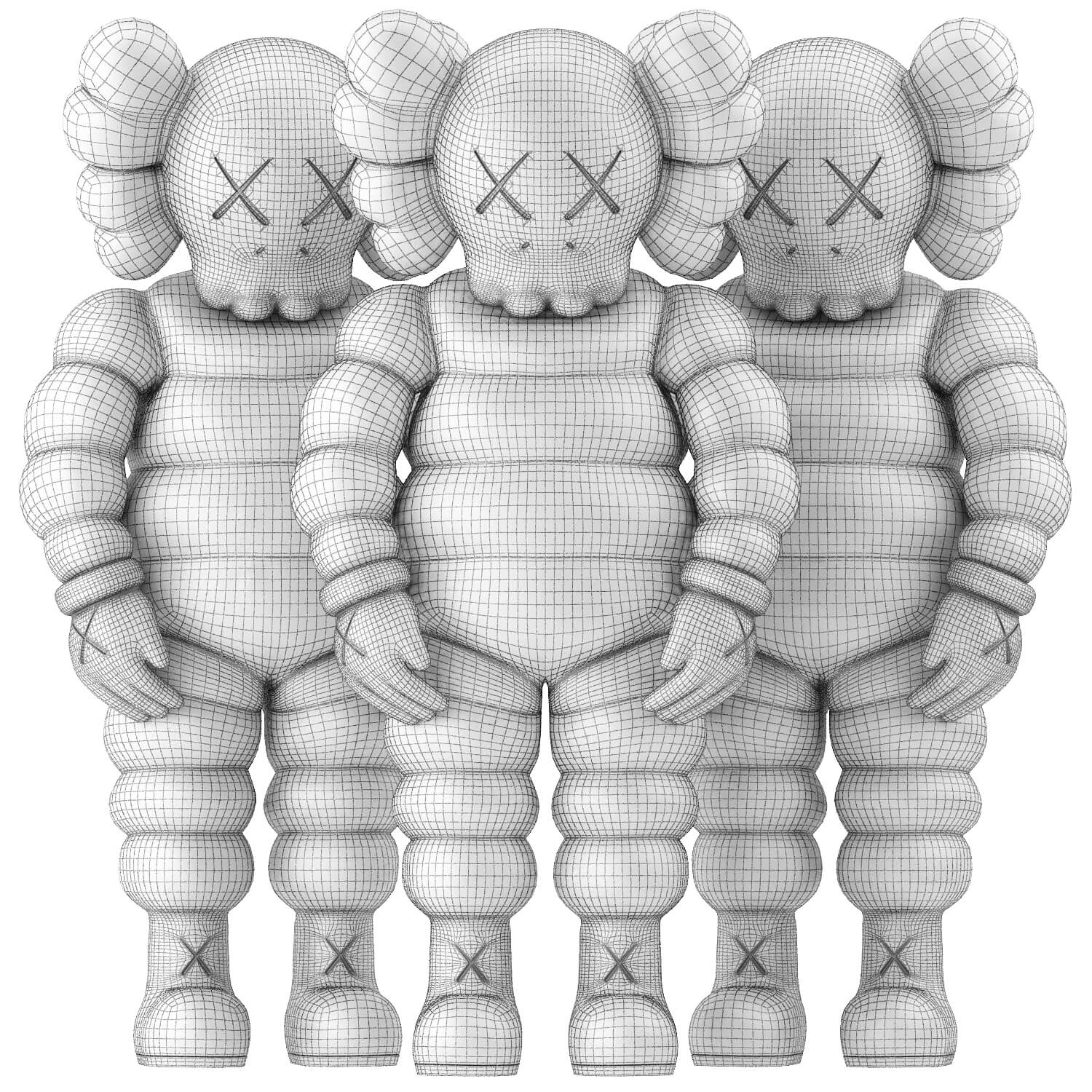 Kaws Chum Collection - 3D Model by Proart1studio