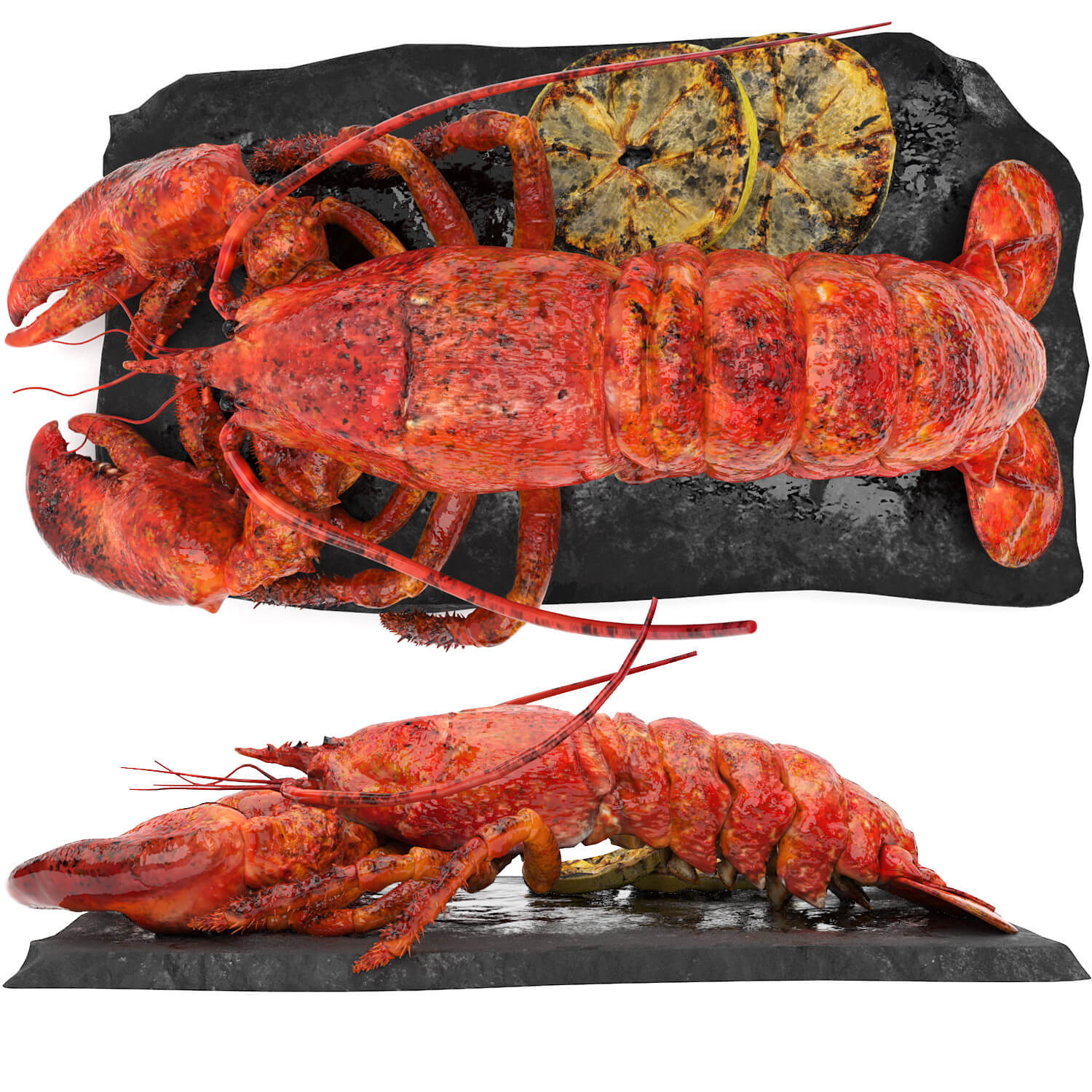 Lobster Set - 3D Model by Proart1studio