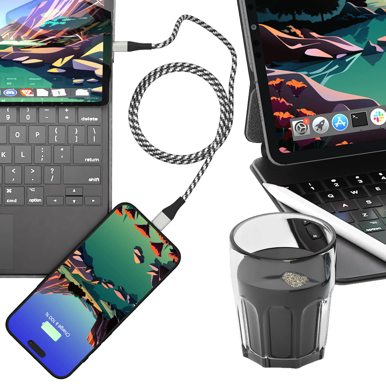 Set of Electronic Apple Equipments - 3D Model by Proart1studio