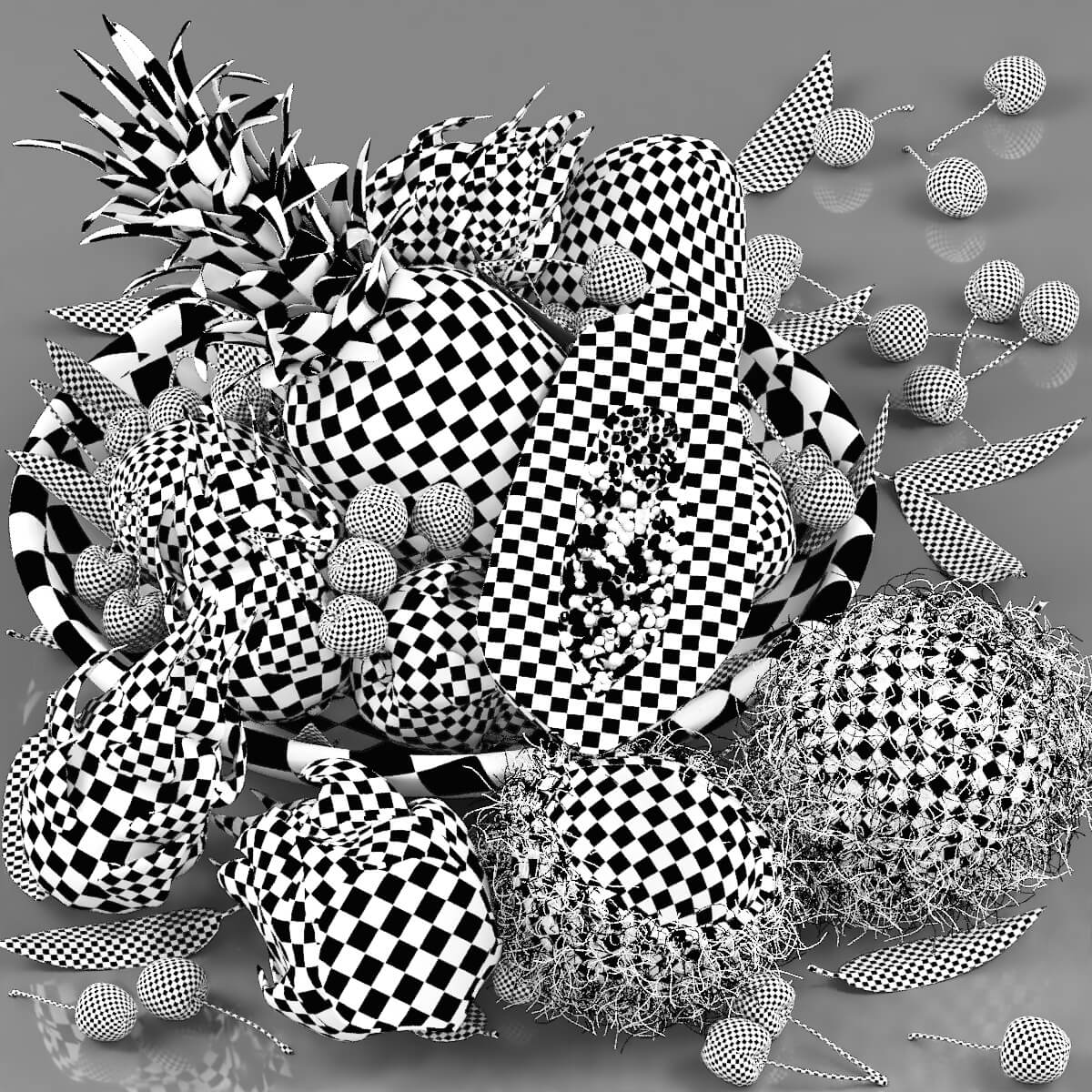 Tropical Fruits - 3D Model by Proart1studio