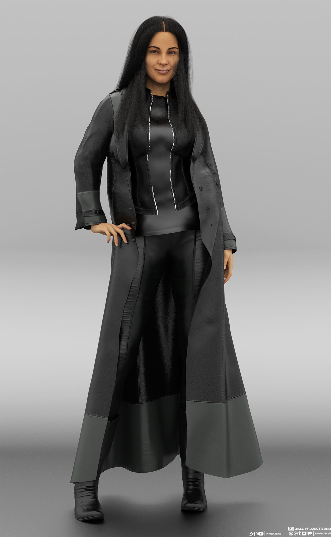 Aurora (New Model) 3D Render, Digital Art by Project EByM