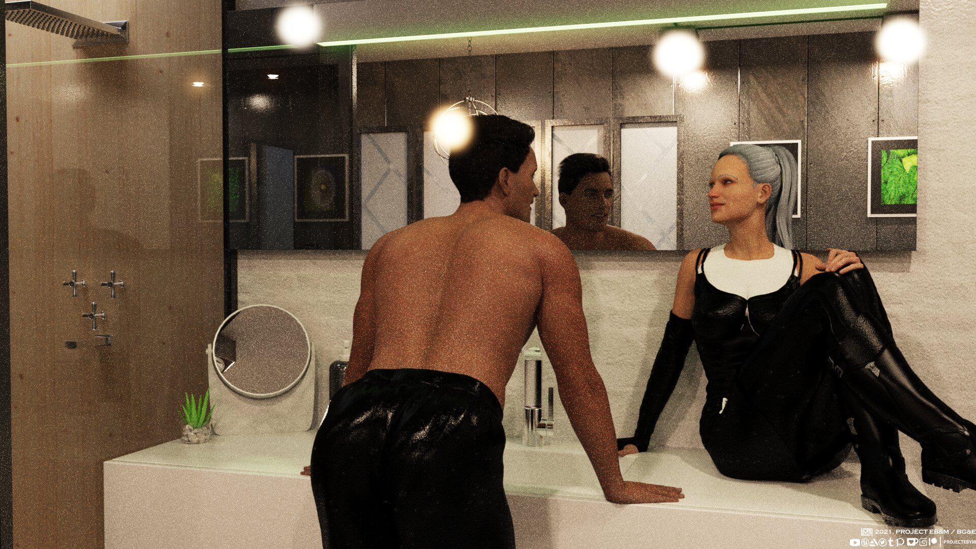 Conversation 3D Render | RenderHub Gallery