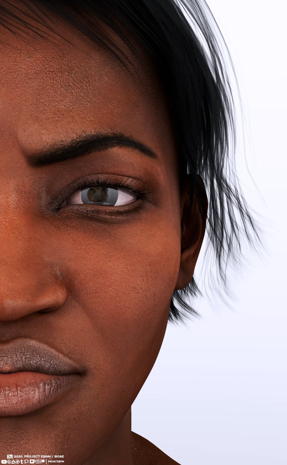 Poster 3D Render, Digital Art by Project EByM