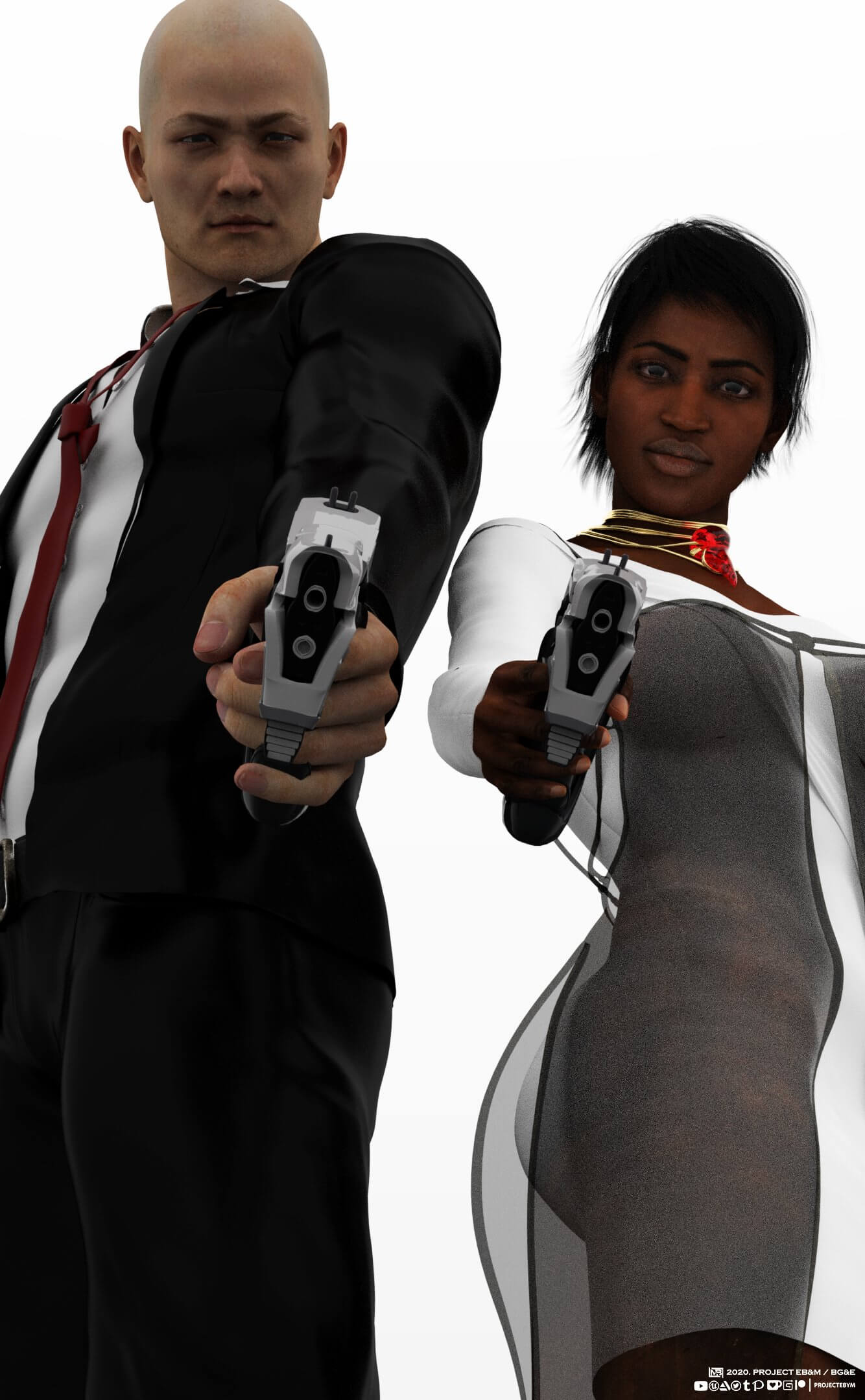 Poster 3D Render, Digital Art by Project EByM