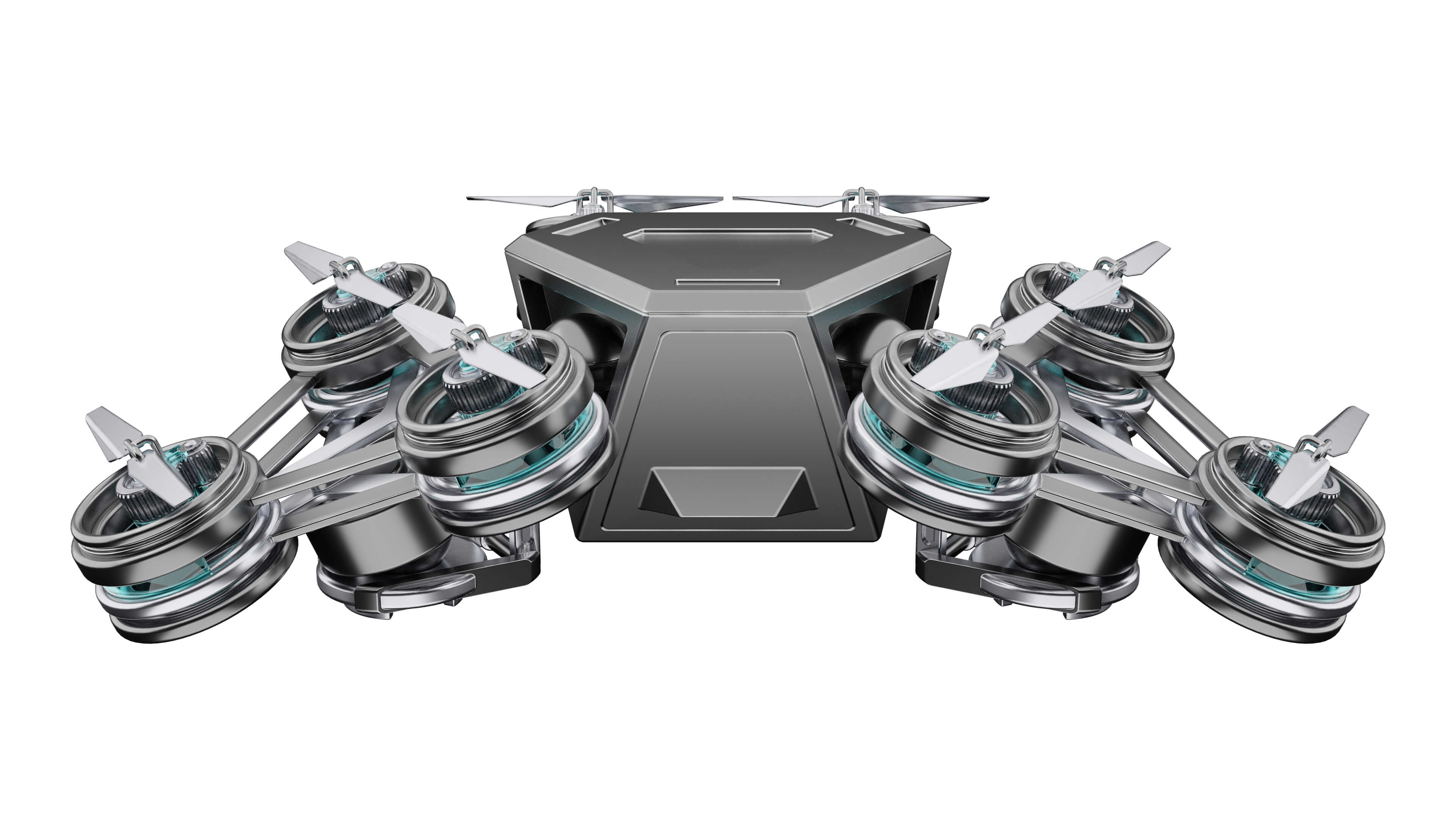 Futuristic Mech Drone - 3D Model by ProjectX3D