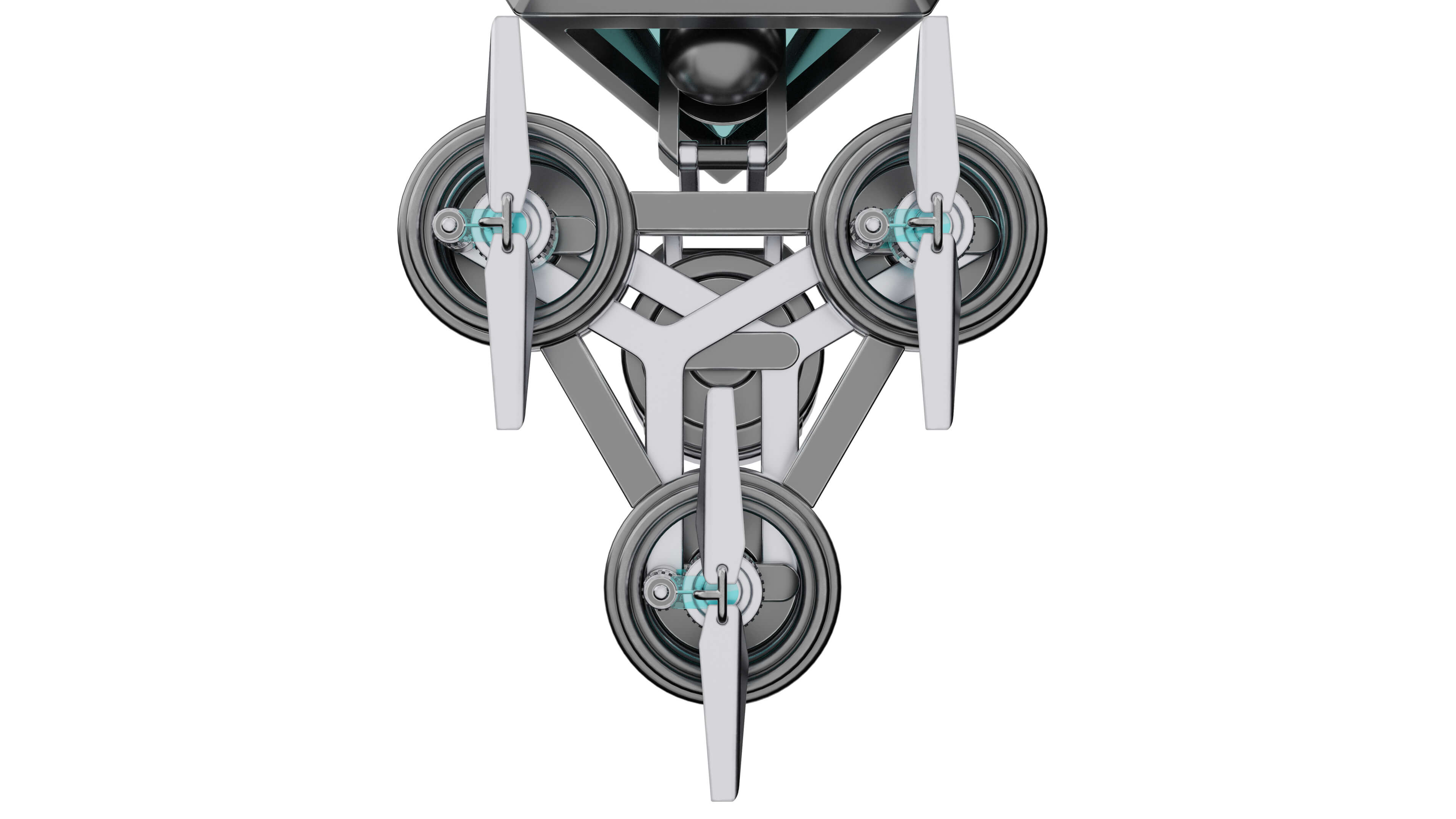 Futuristic Mech Drone - 3D Model by ProjectX3D