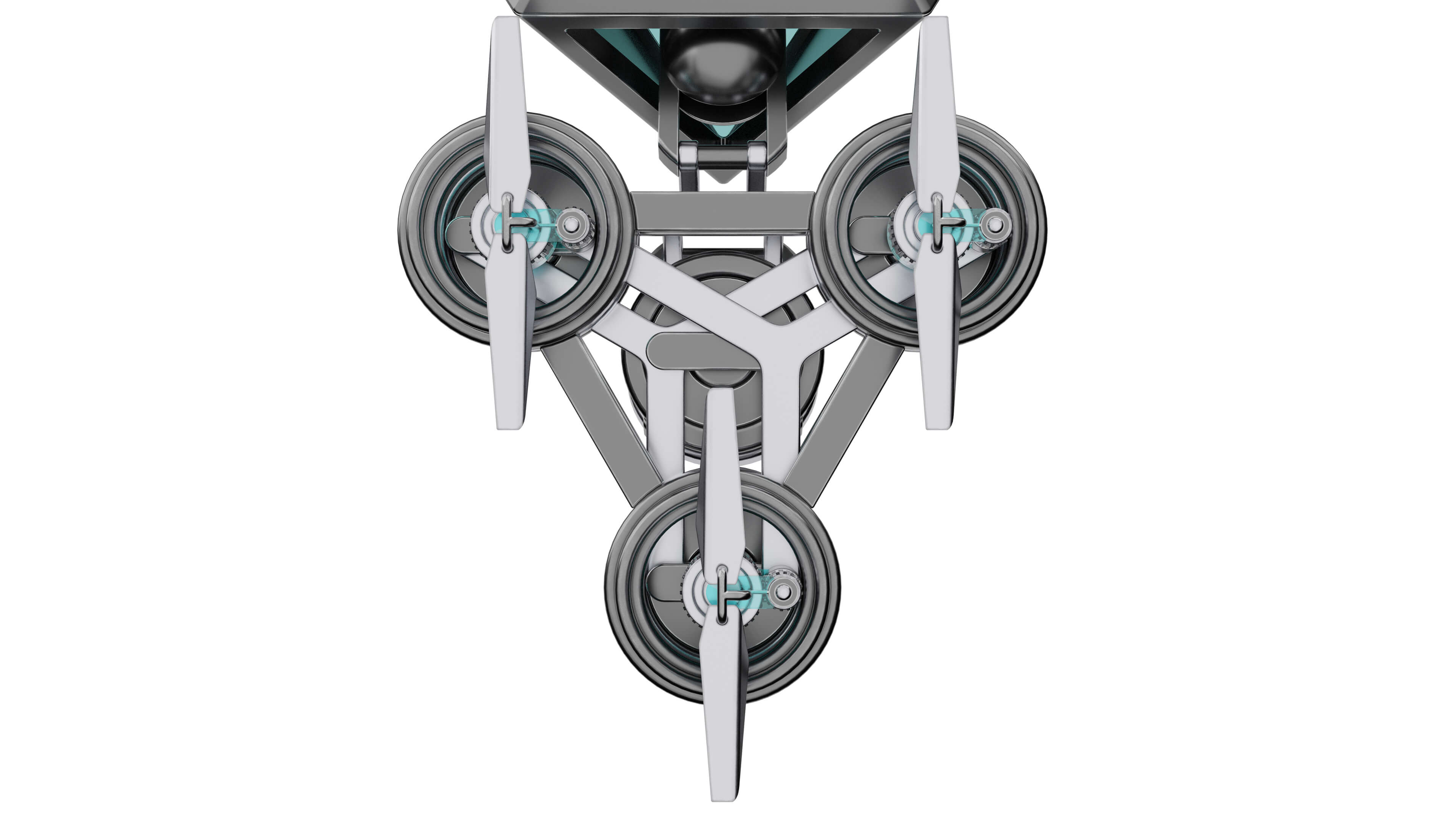 Futuristic Mech Drone - 3D Model by ProjectX3D