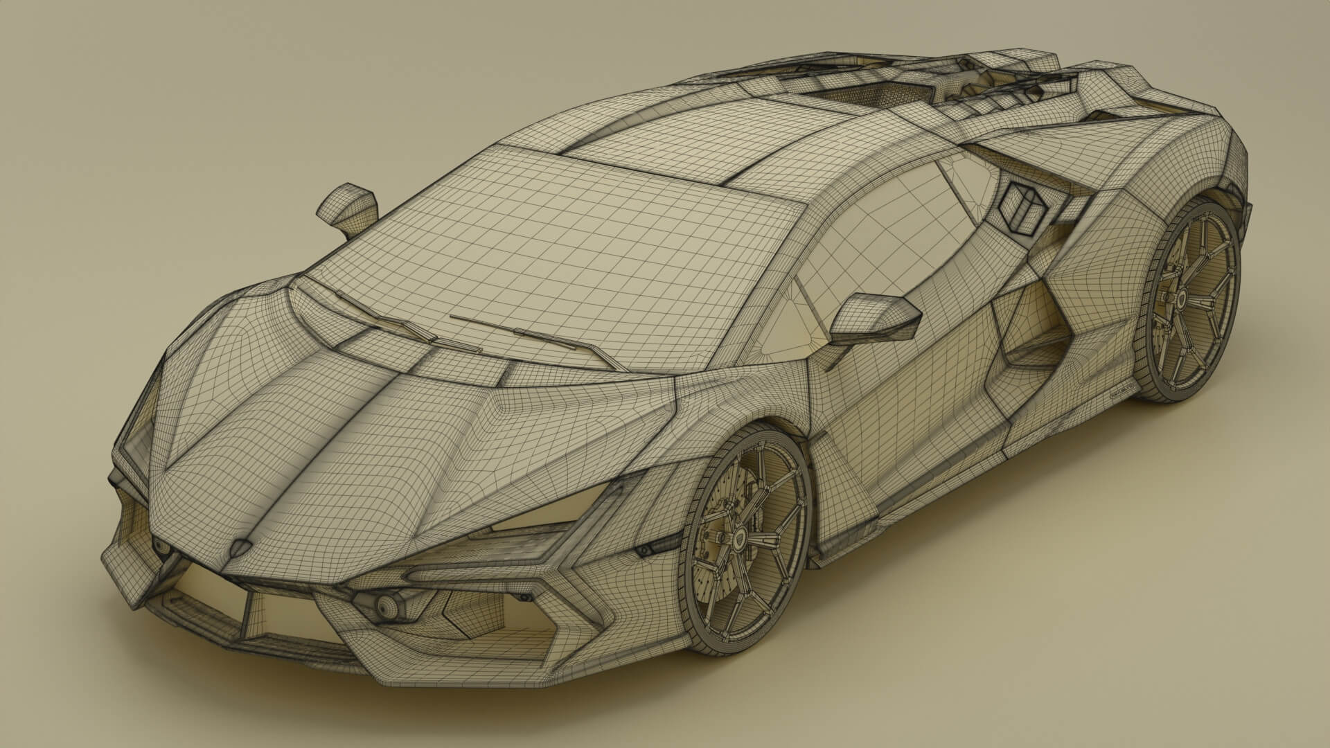 Lamborghini Revuelto - 3D Model by ProjectX3D
