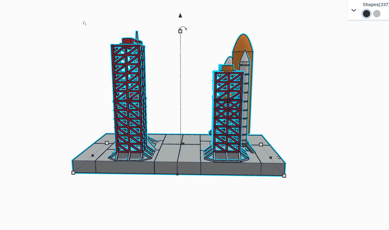 Apollo 11 and Shuttle - 3D Model by prokoks