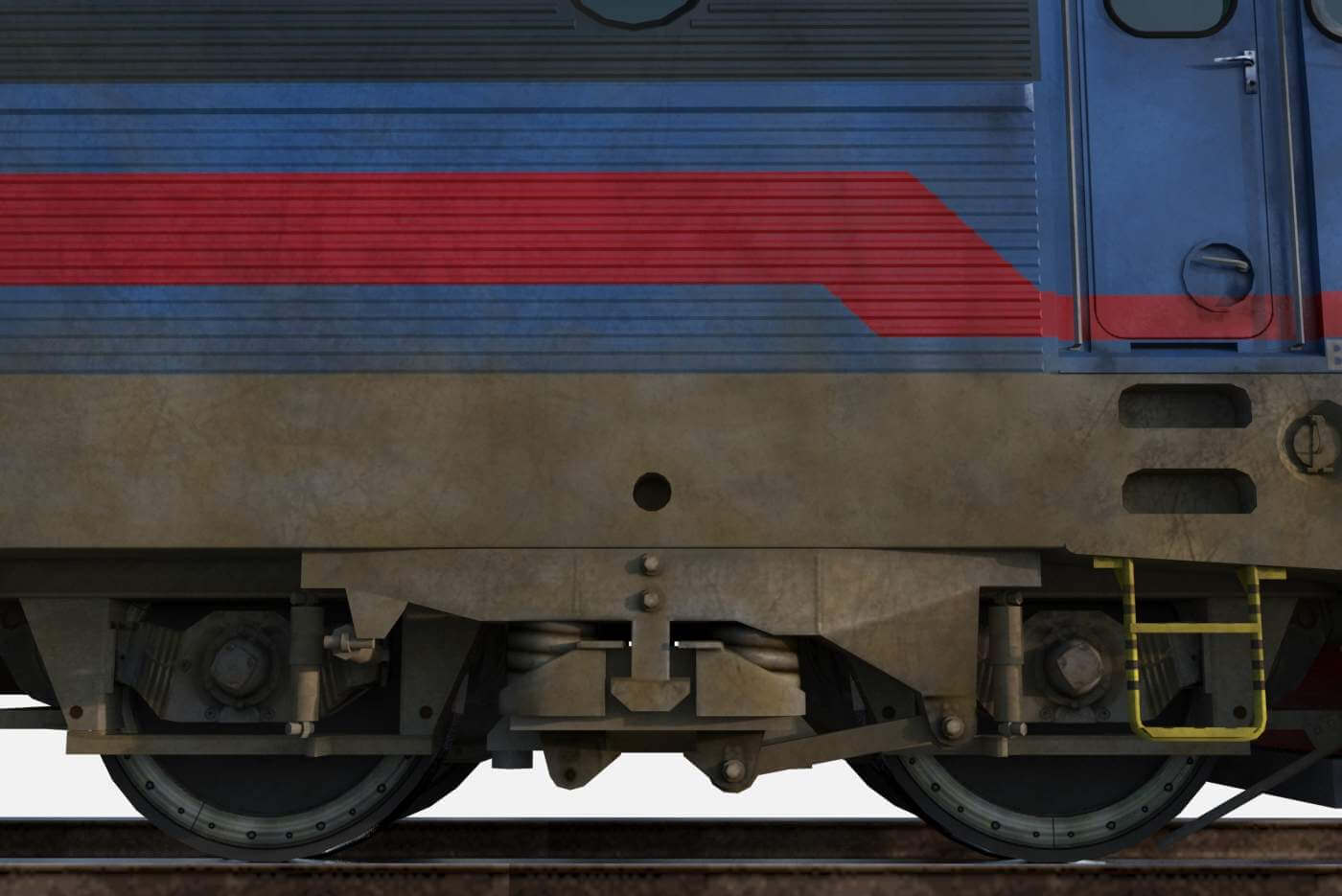 Swedish Electric Locomotive RC4 SJ - 3D Model by ProModels