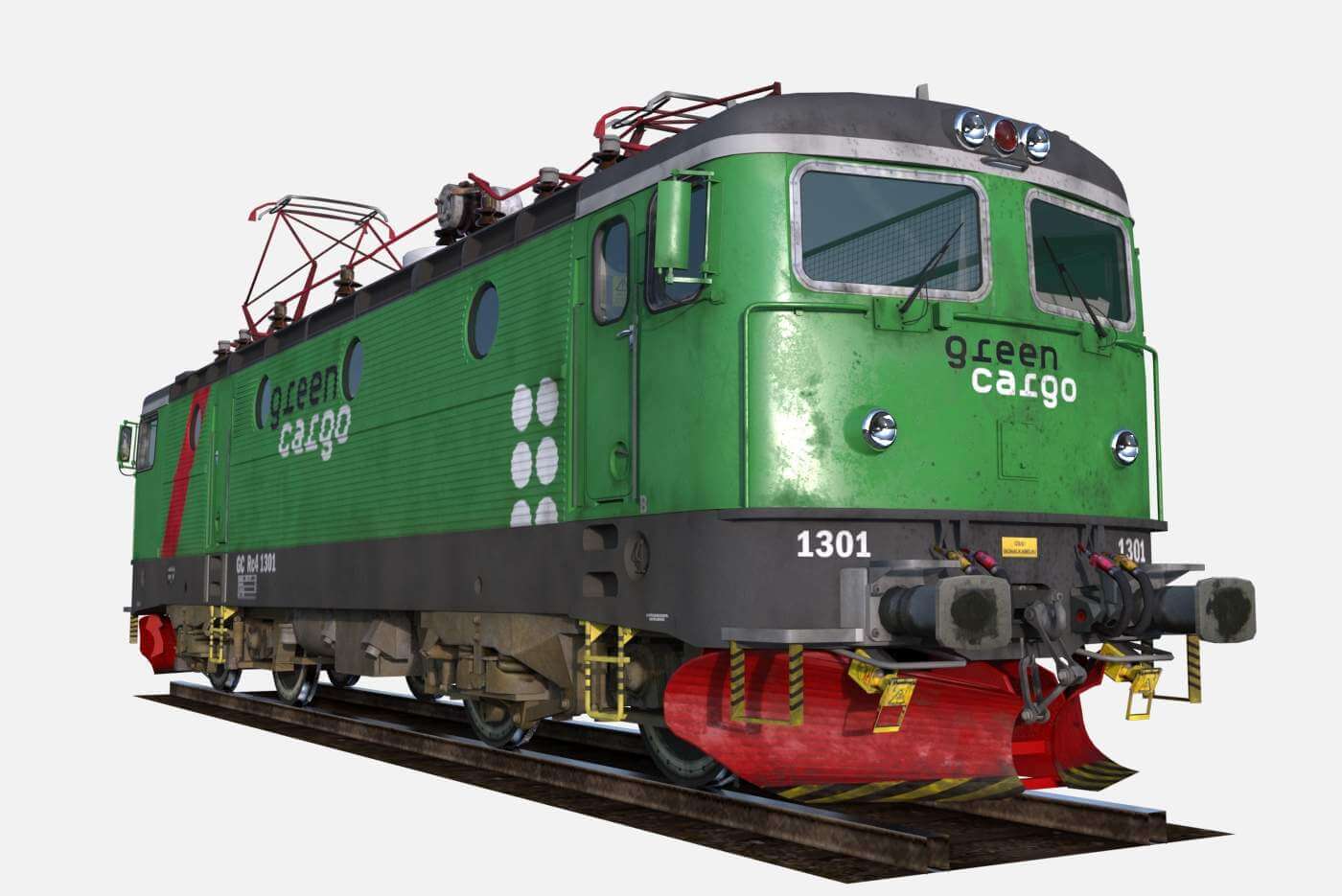 Swedish Electric Locomotive RC4 SJ - 3D Model by ProModels