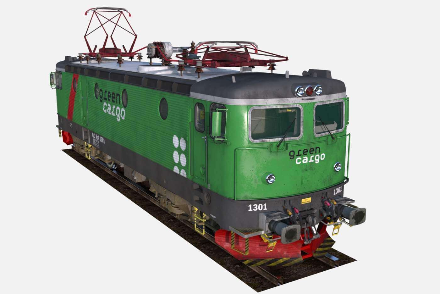 Swedish Electric Locomotive RC4 SJ - 3D Model by ProModels